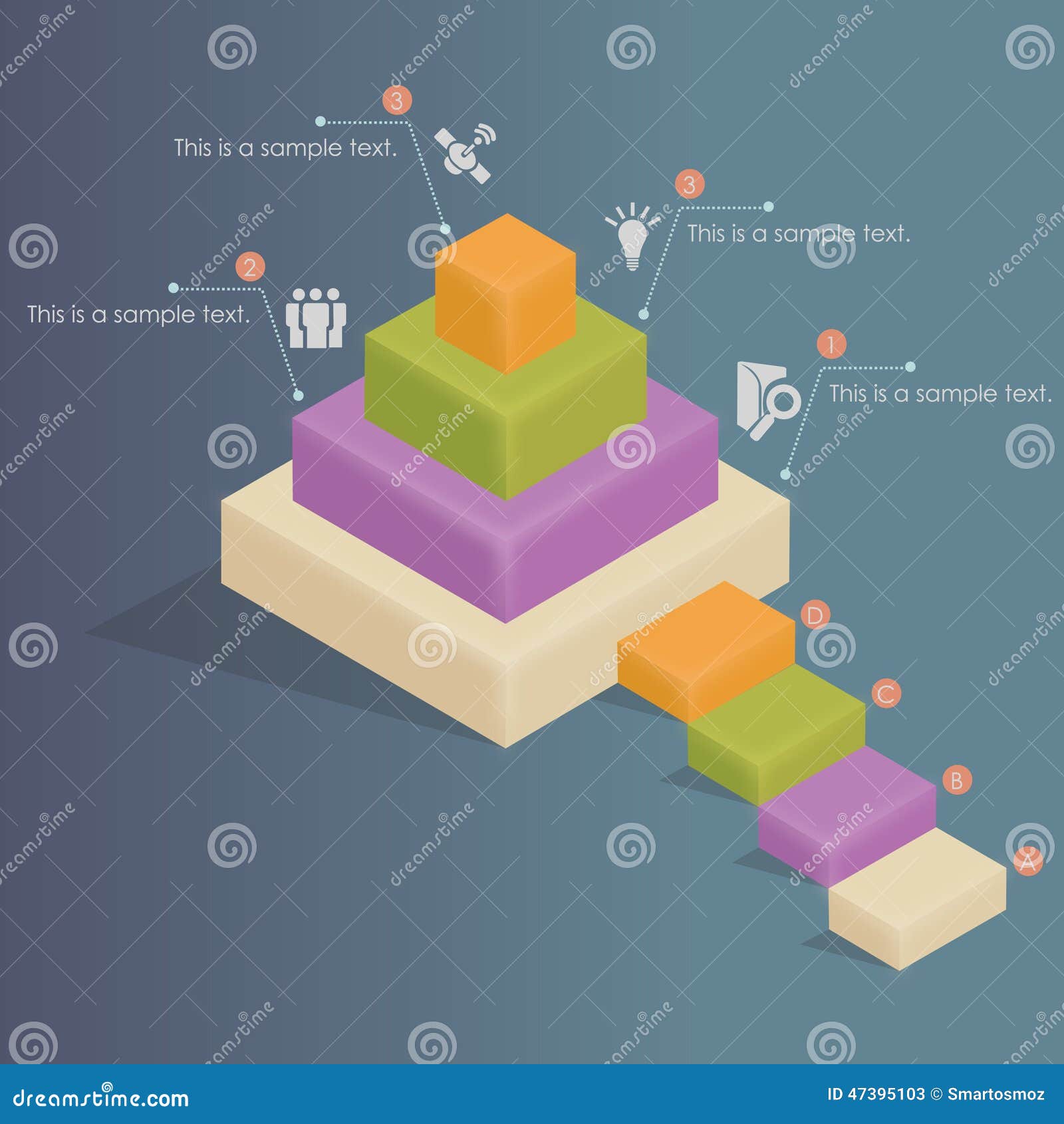 Infographics - Social Hierarchy Stock Vector - Illustration of data ...