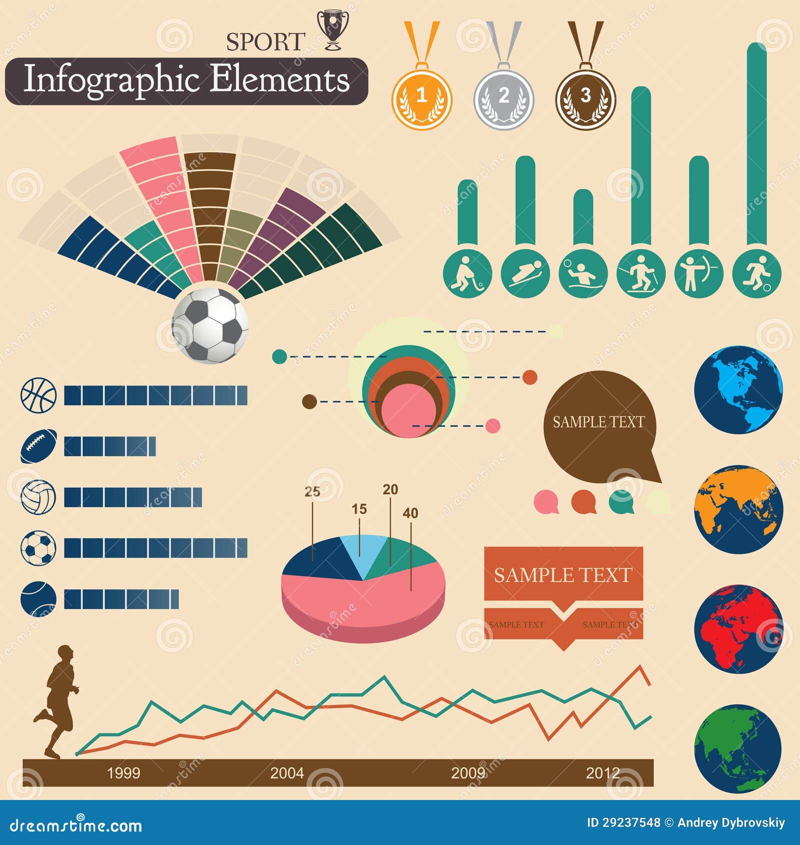 Infographics. Sport stock vector. Illustration of layout - 29237548