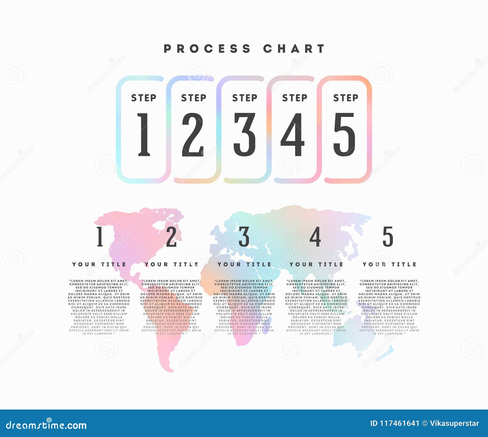 Infographics Step by Step Illustration Stock Vector - Illustration of ...