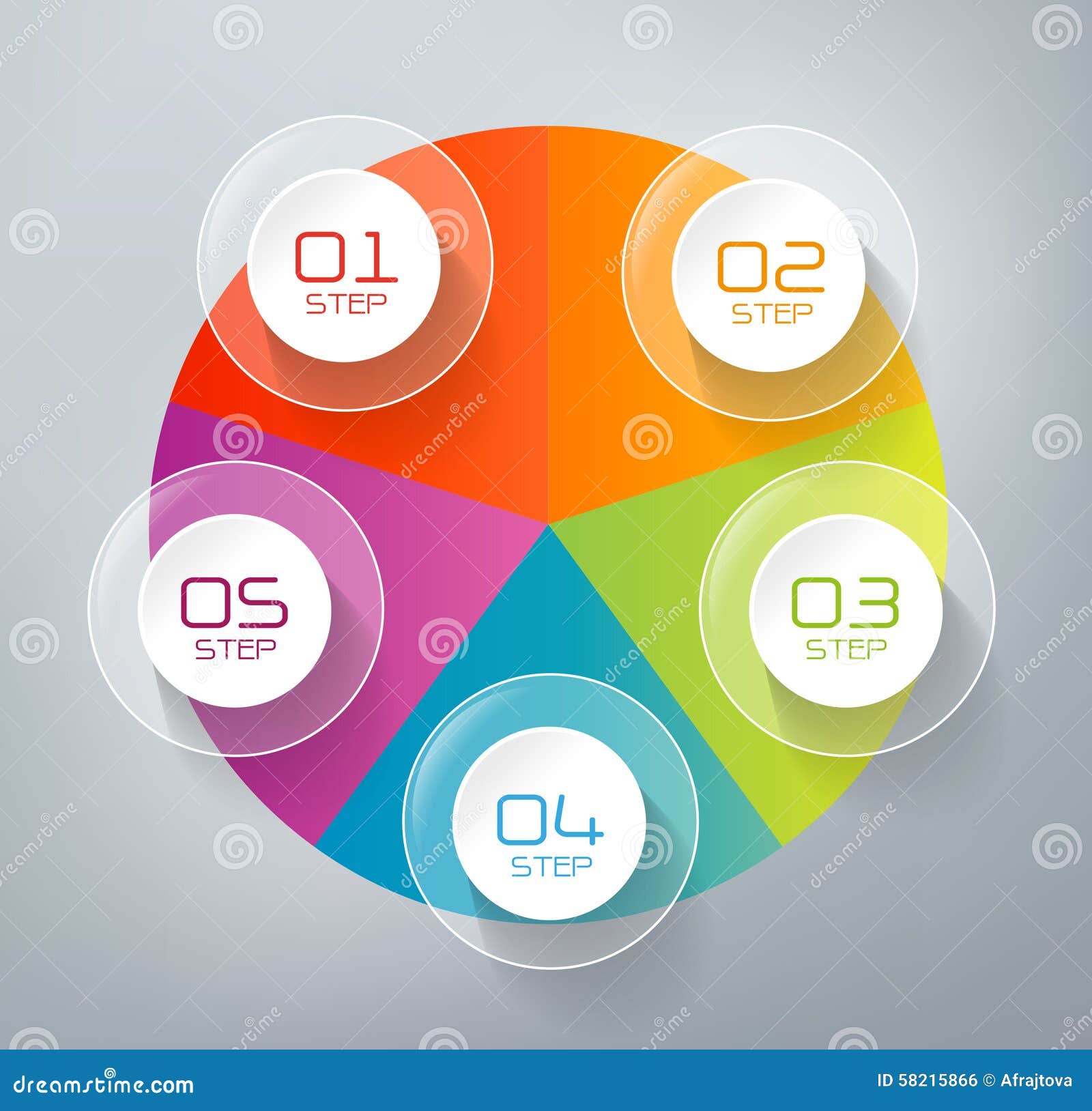 Infographics - 4 steps stock vector. Illustration of option - 58215866