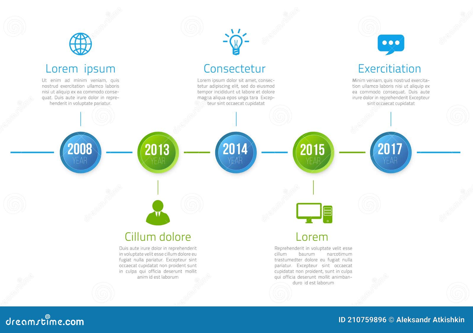 Infographics with 5 Steps or Options Arrows Vector Stock Vector ...