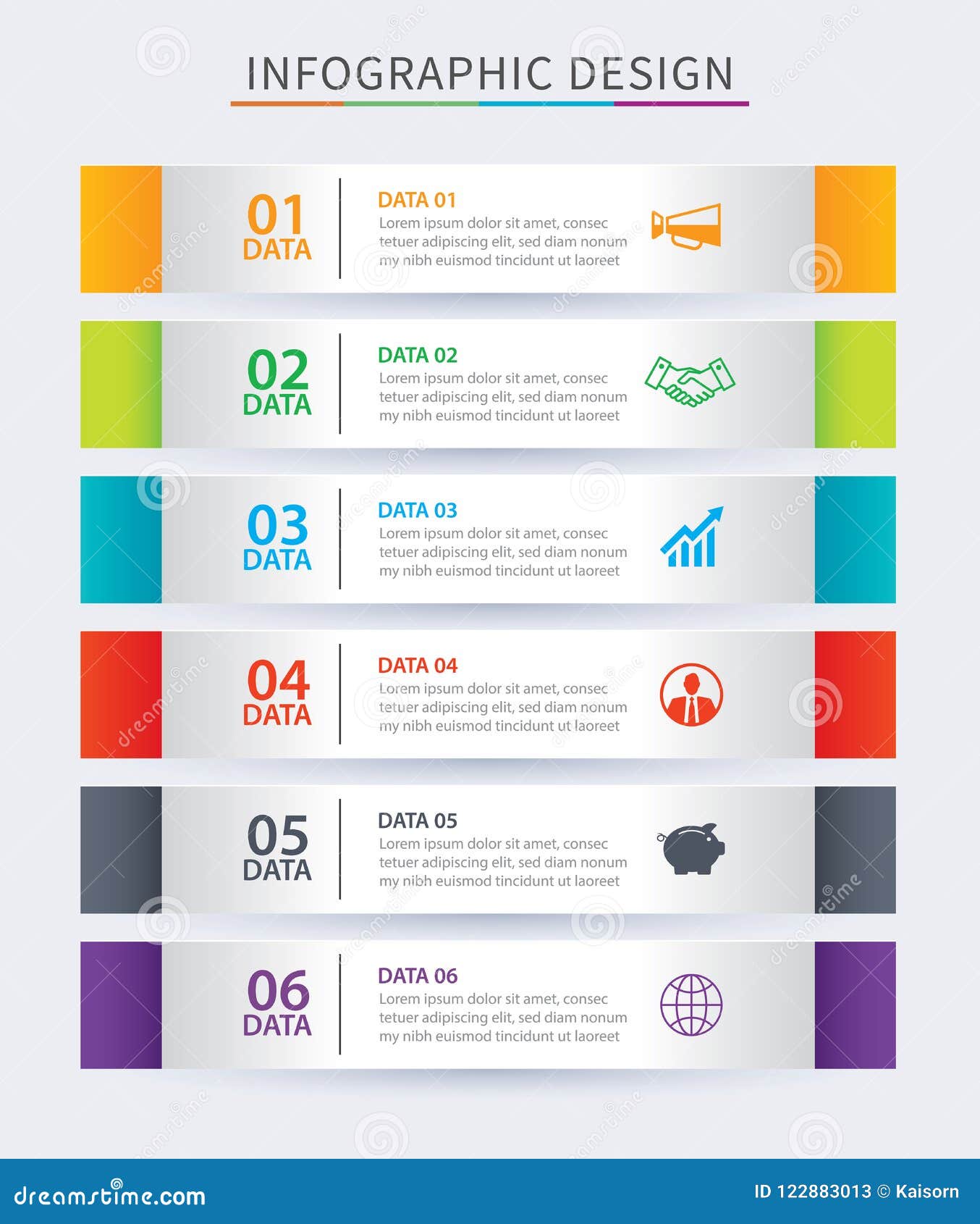 Infographics Tab in Horizontal Paper Index with 6 Data Template. Stock ... Infographics Tab in Horizontal Paper Index with 6 Data Template. Stock ...
