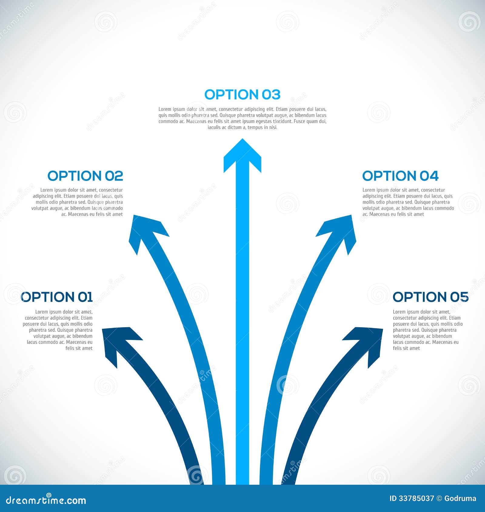 Infographics Template with Arrows. Stock Vector - Illustration of ...
