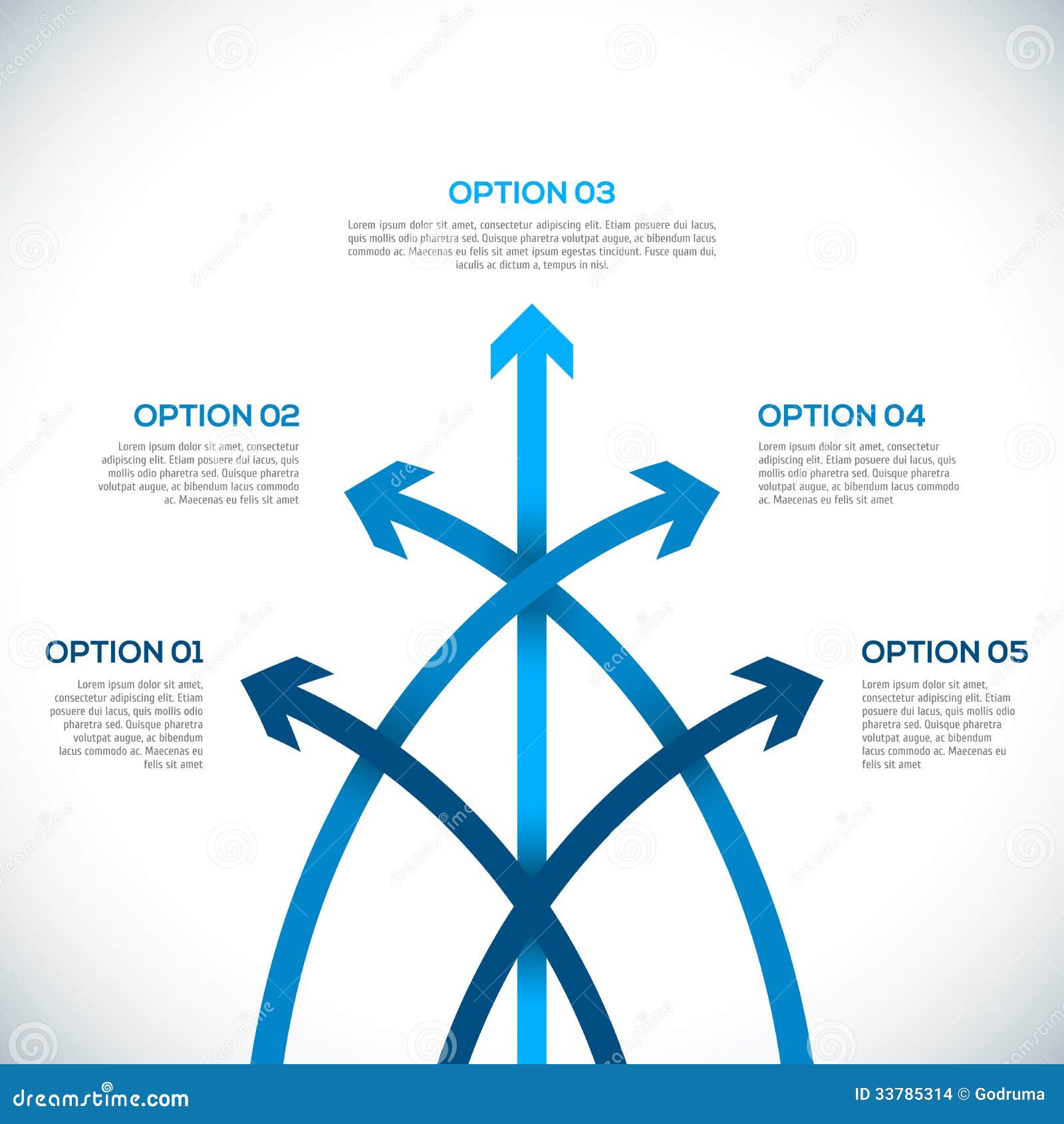 Infographics Template with Arrows. Stock Vector - Illustration of arrow ...