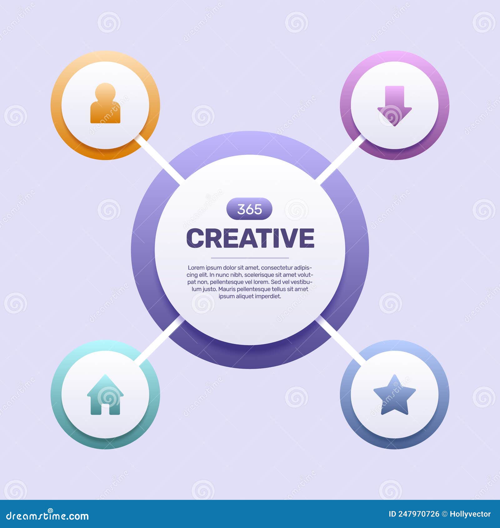 Infographics Template for Modern Business Presentation. Data ...