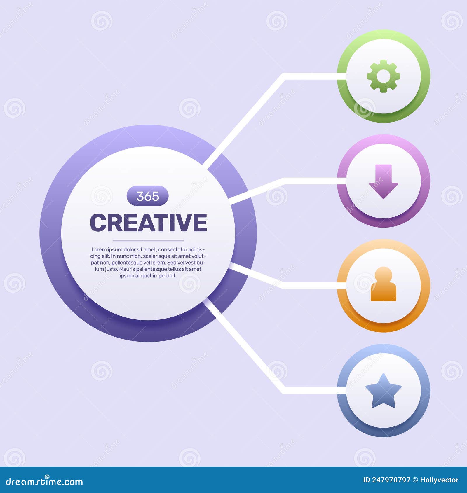 Infographics Template for Modern Business Presentation. Data ...