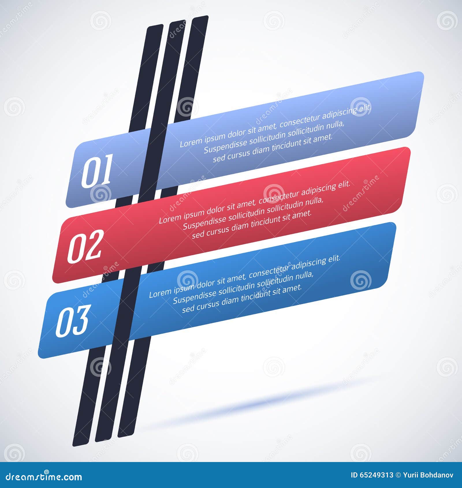Infographics-template-pointer-flat-style-retro Stock Vector ...