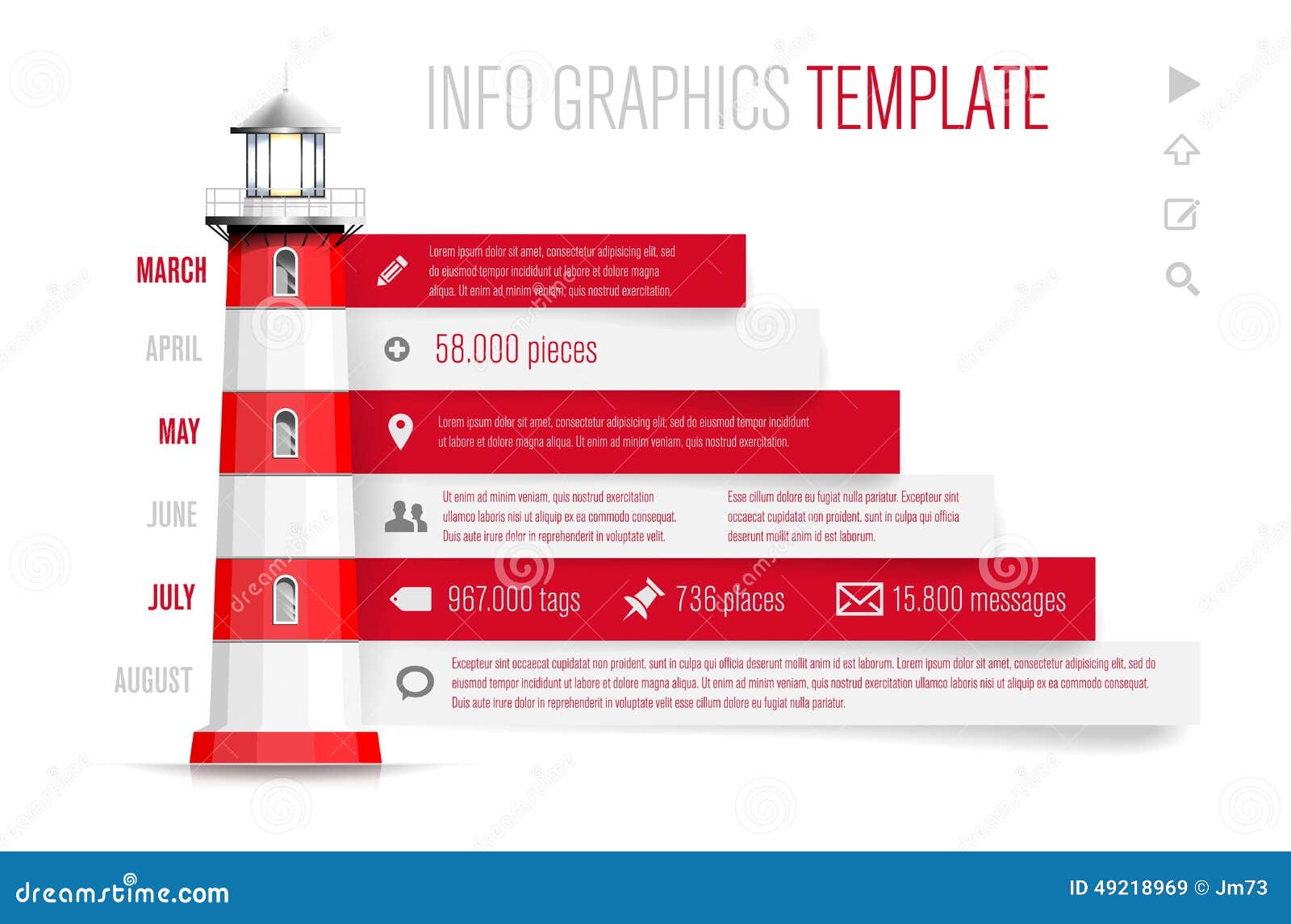 White Modern Lighthouse Stock Illustrations – 878 White Modern ...