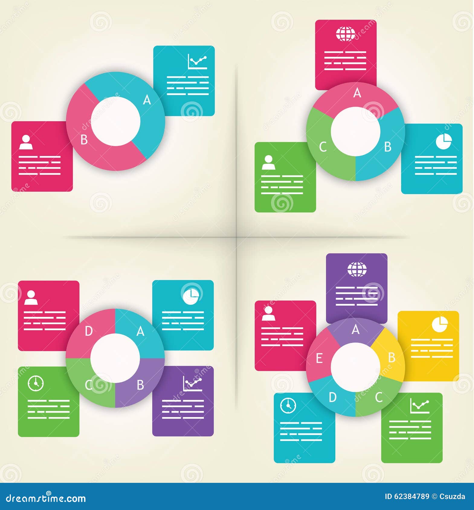 3 Sided Infographics Background Stock Illustrations – 2 3 Sided ...