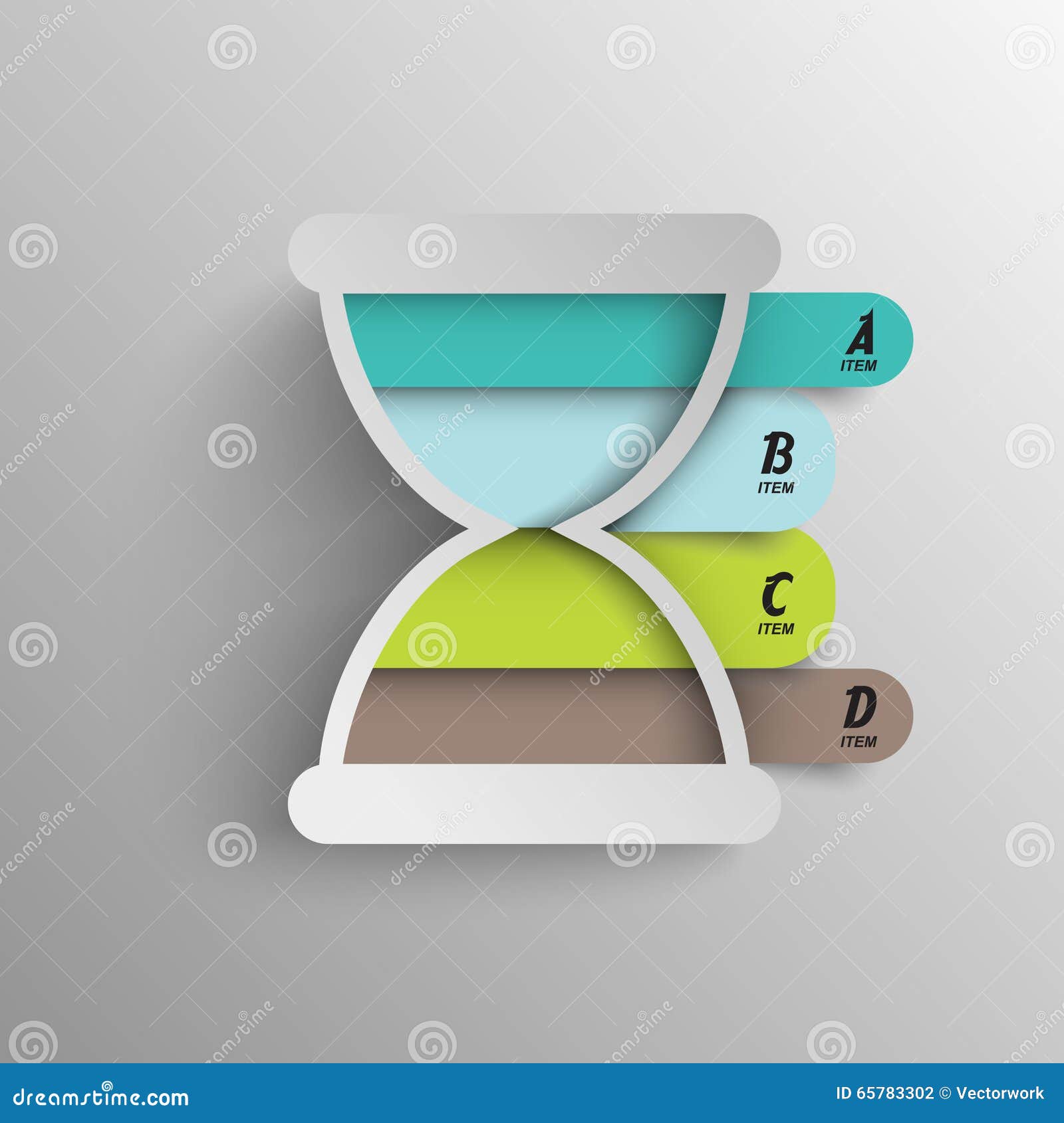 Infographics Time Intervals Template Chart Element Vector Illustration ...