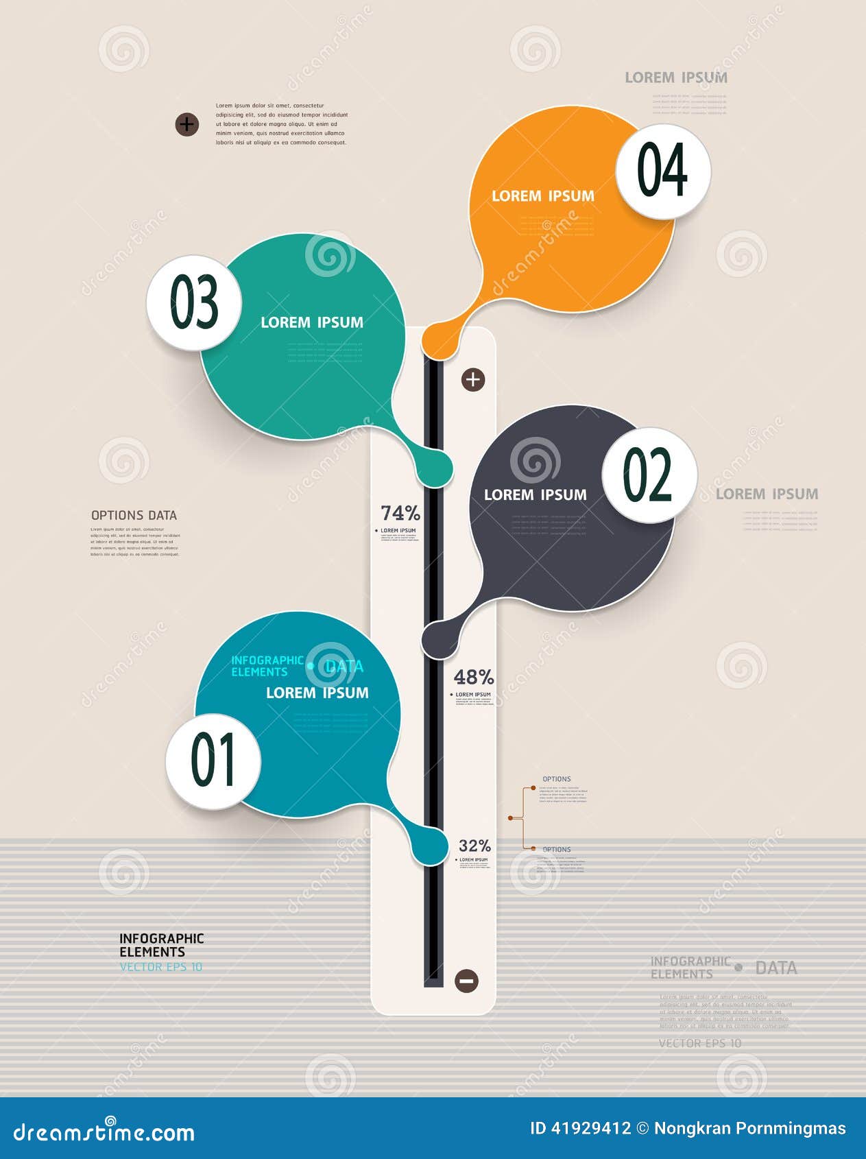 Infographics Timeline.Can Be Used For Web Design And Workflow Layout ...