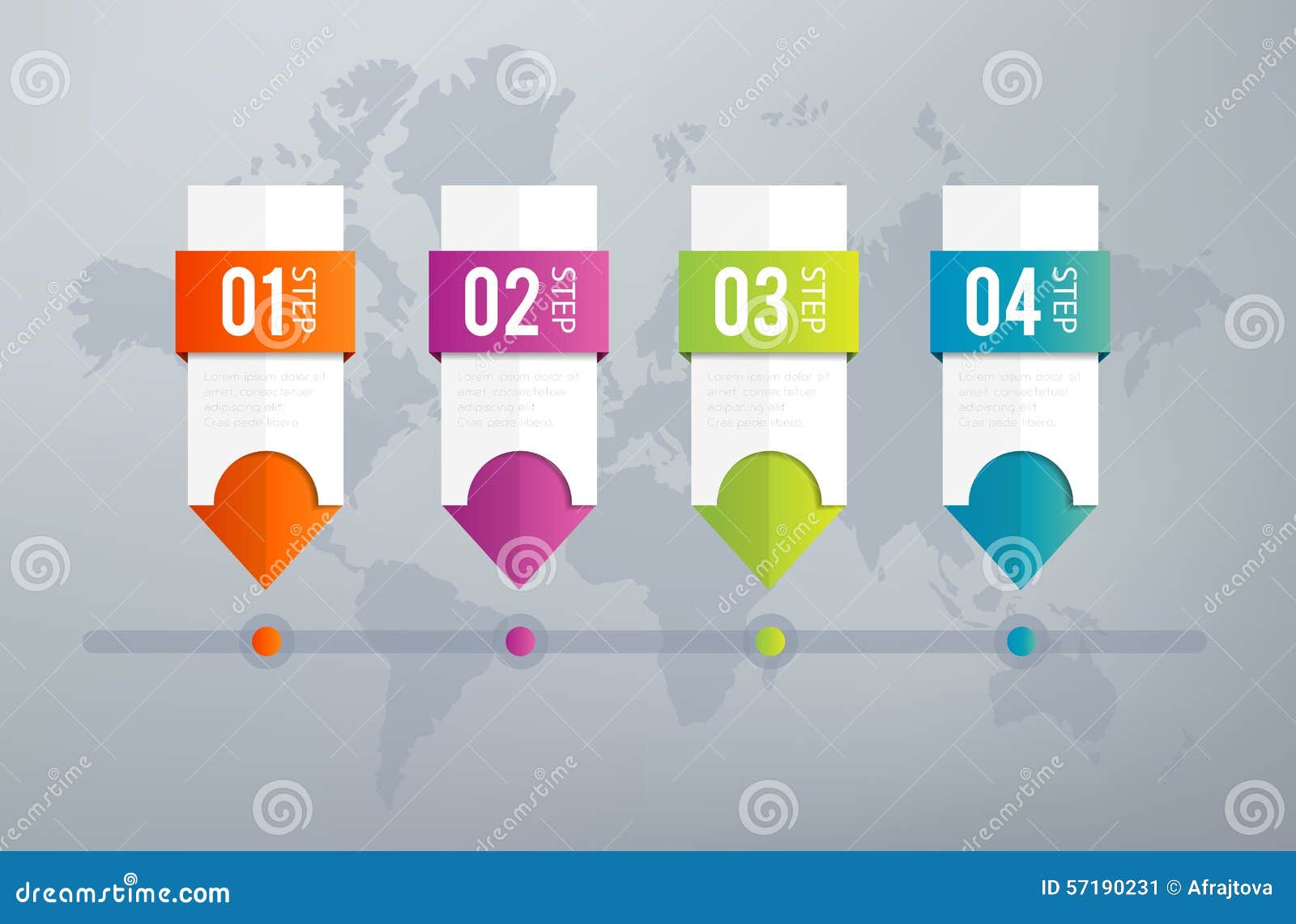 Infographics Timeline stock vector. Illustration of layout - 57190231