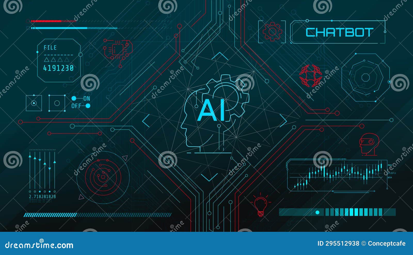 Infographics on the Topic of Future Technologies. Stock Vector ...