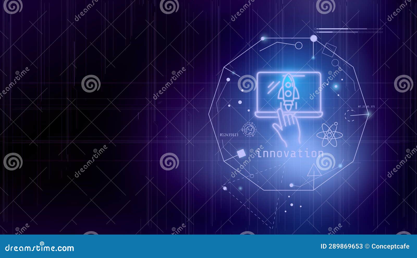 Infographics on the Topic of Innovation Stock Video - Video of rocket ...