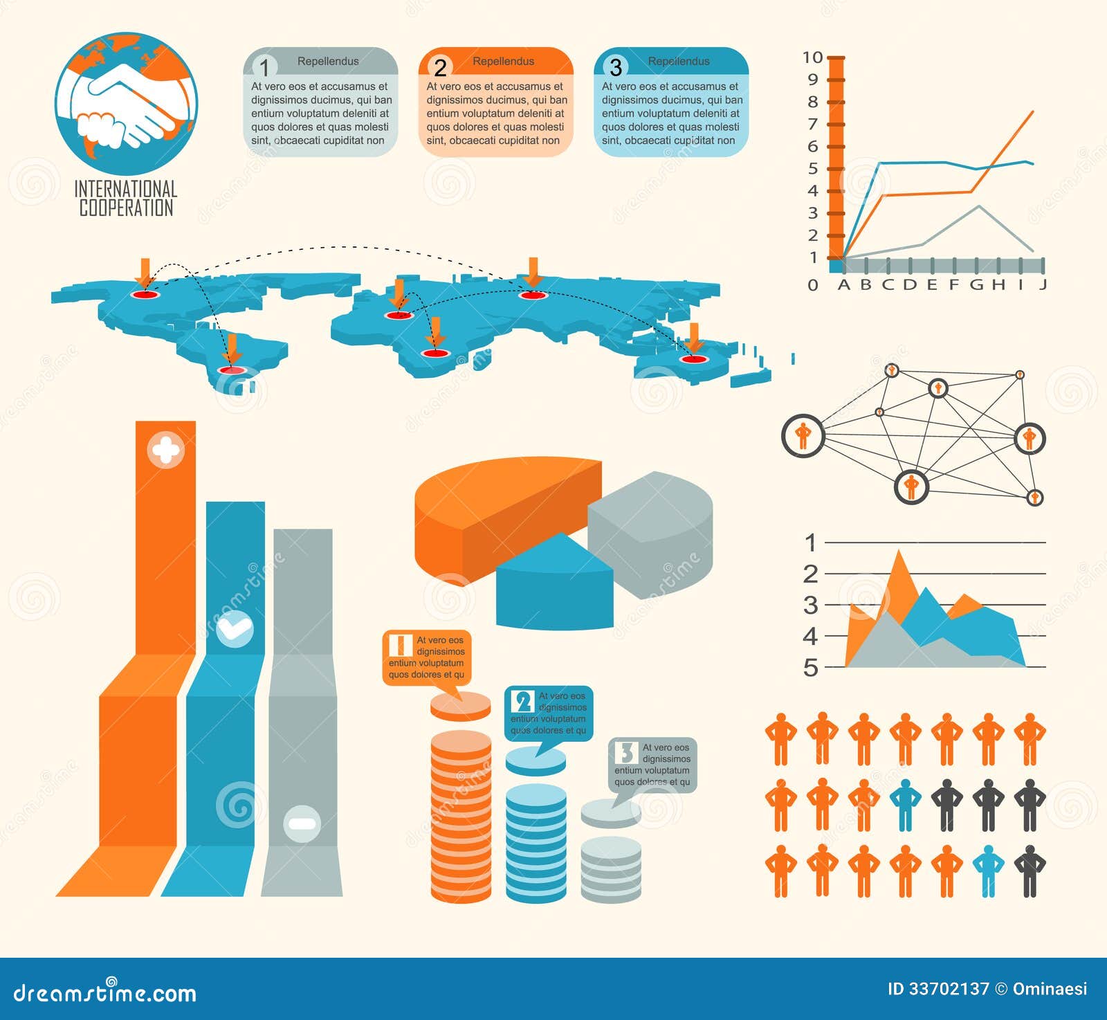 Infographics vector stock vector. Illustration of business - 33702137
