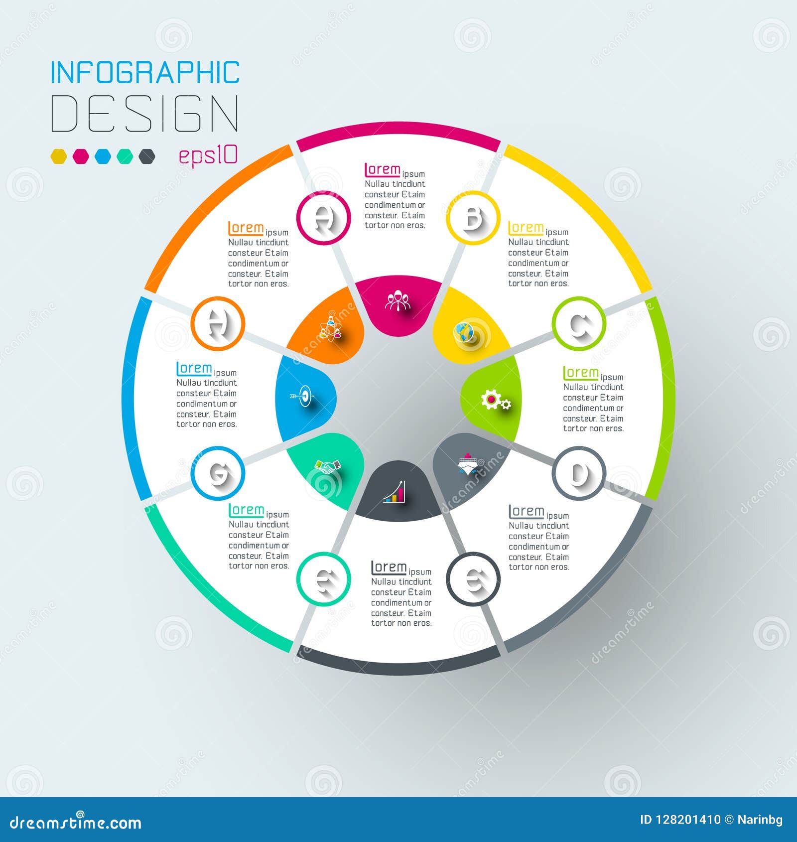 Infographics on Vector Art. Stock Vector - Illustration of layout ...