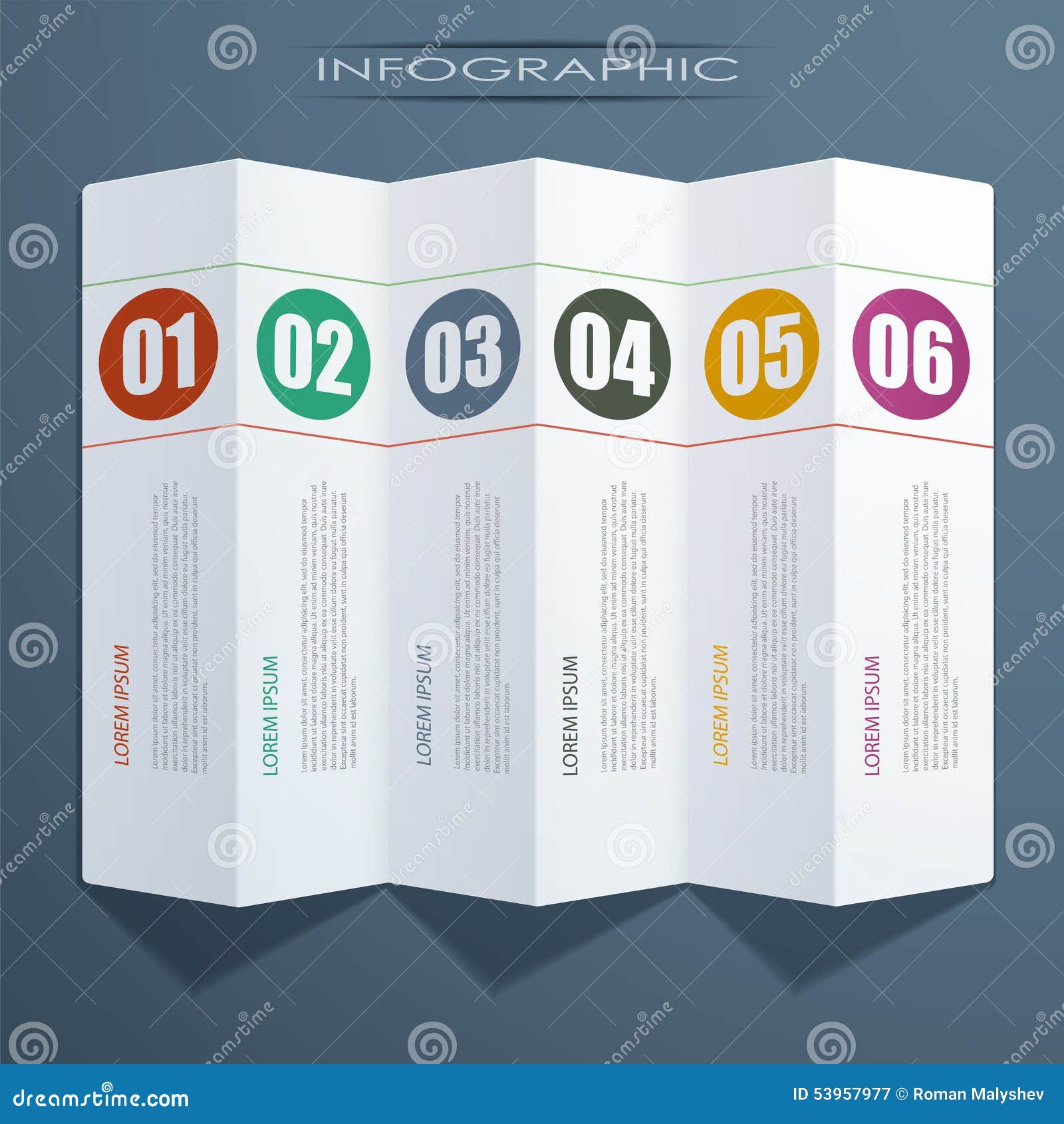 Infographics stock vector. Illustration of number, dimensional - 53957977