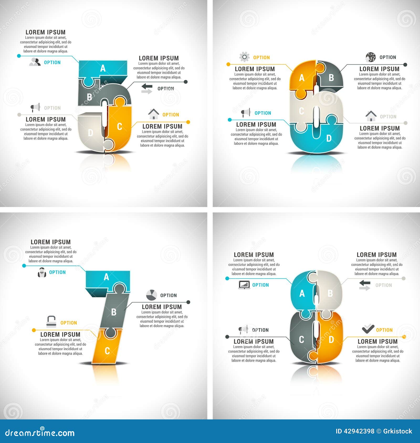 Infographics stock vector. Illustration of marketing - 42942398