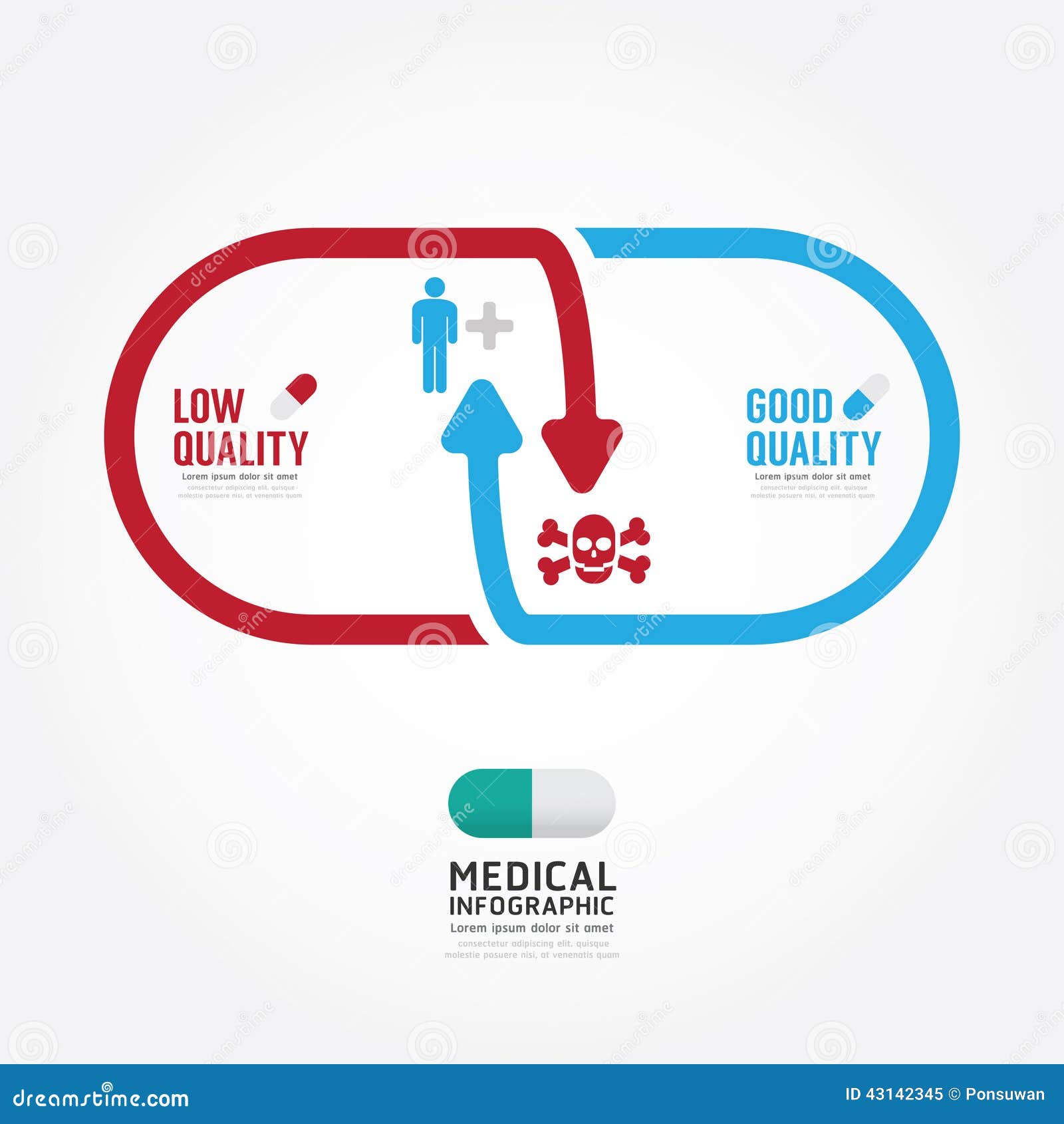 Medical Capsule With Fruit And Vegetables. Vitamins And Supplements ...
