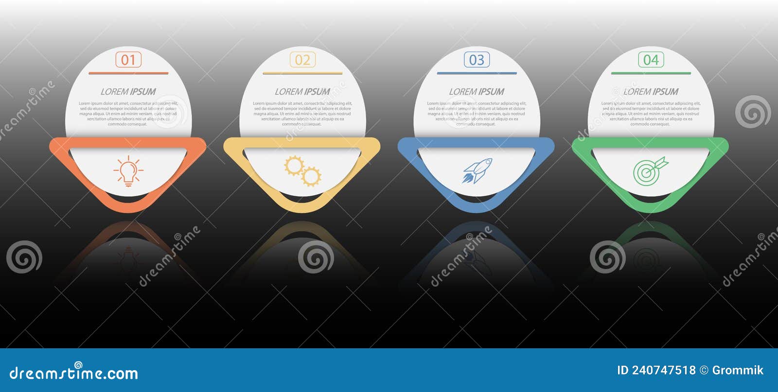 Infographics. Visualization of Business Data, Projects, Trainings ...