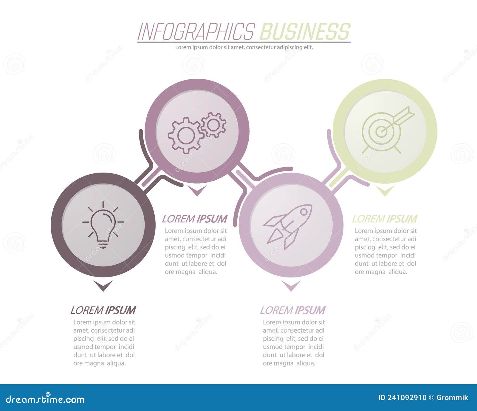 Infographics. Visualization of Business Data, Projects, Trainings ...