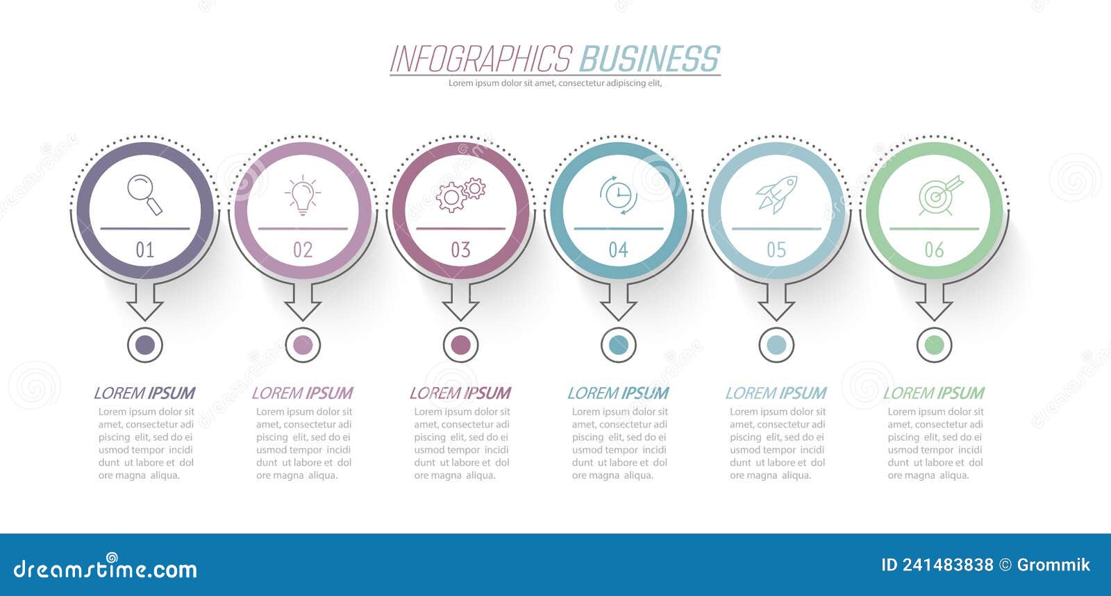 Infographics. Visualization of Business Data, Projects, Trainings ...