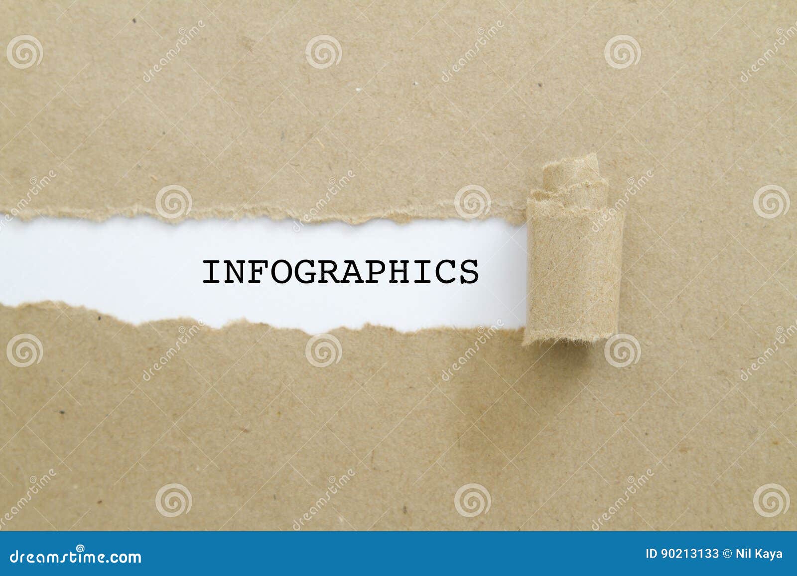 INFOGRAPHICS word stock image. Image of torn, text, written - 90213133