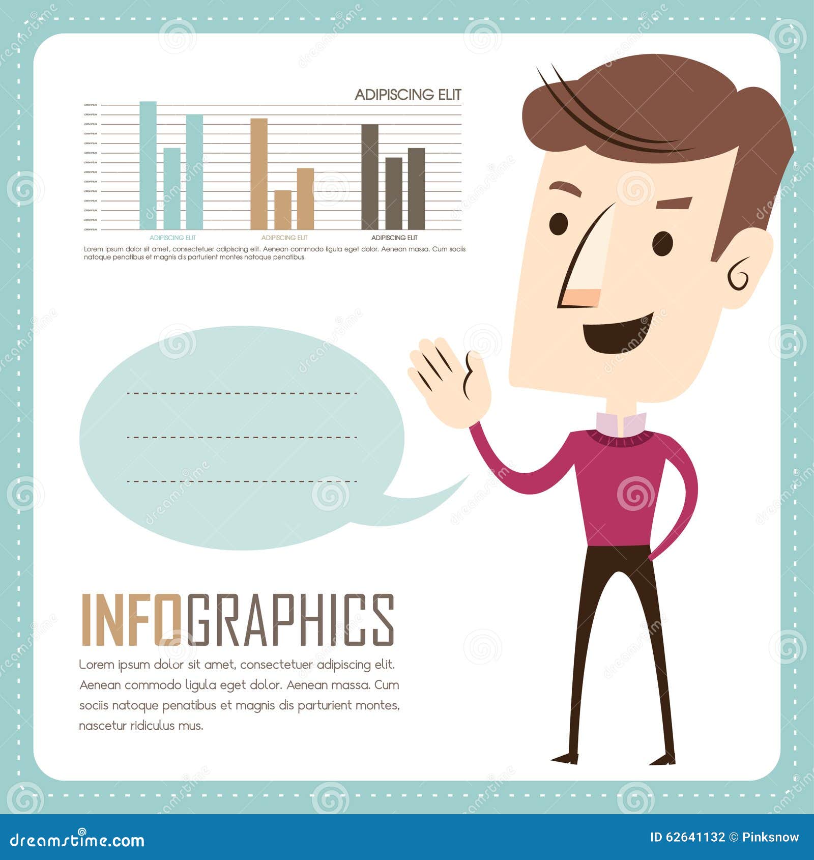 Infographics stock vector. Illustration of explaining - 62641132
