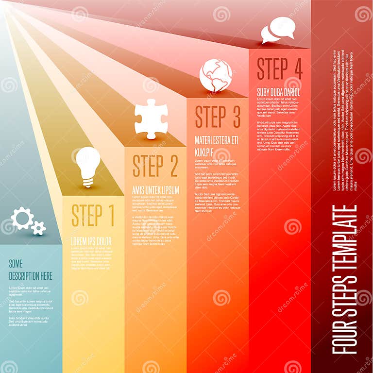 Infogrpahic Steps Diagram Template Stock Vector - Illustration of ... Infogrpahic Steps Diagram Template Stock Vector - Illustration of ...