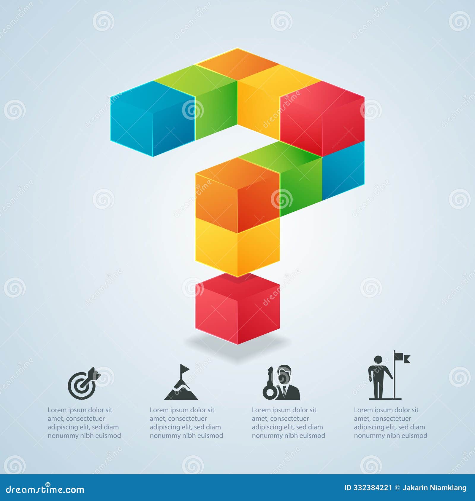 InfoQuestion stock illustration. Illustration of technology - 332384221