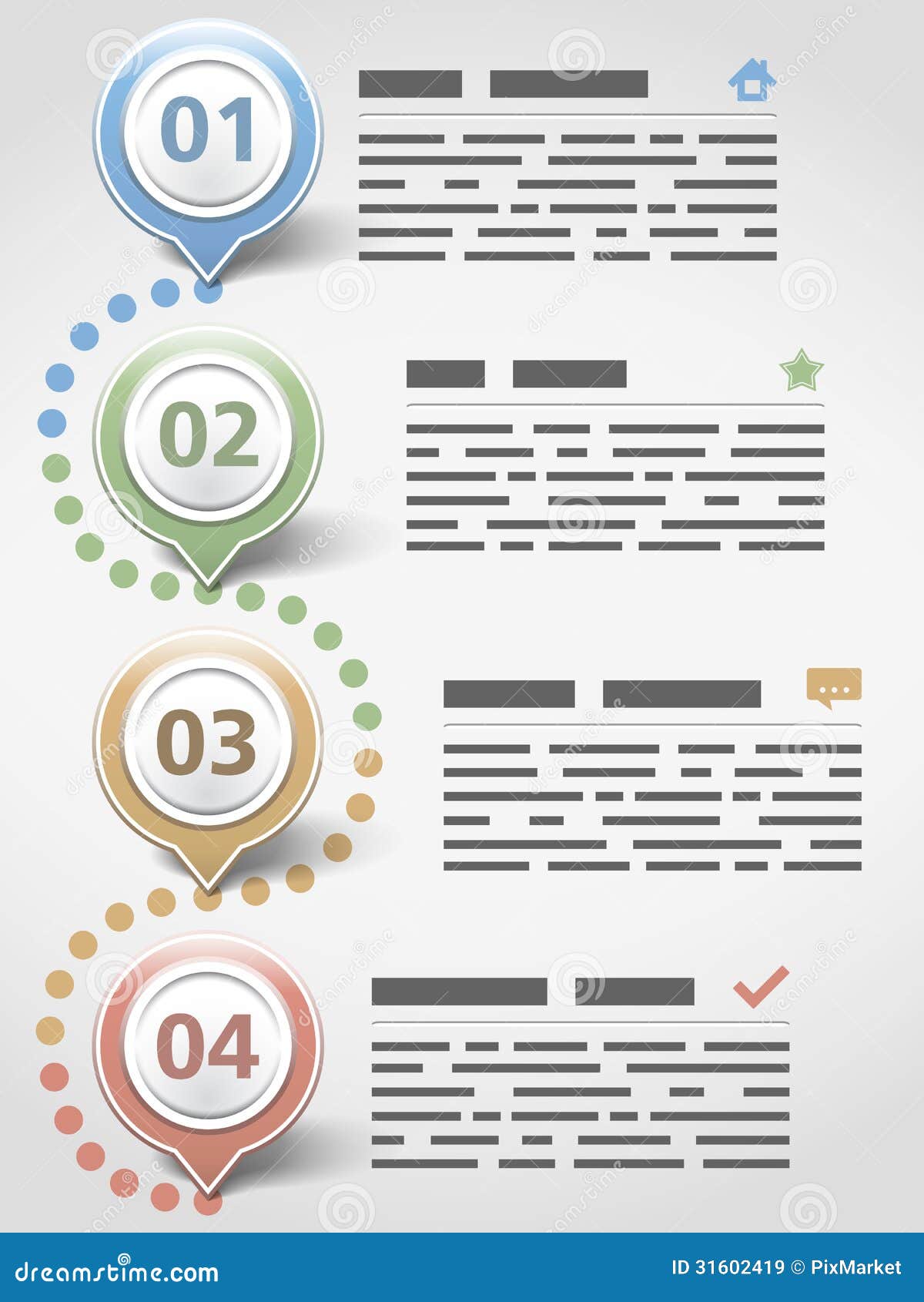 Inforgraphics Design Template Stock Vector - Illustration of arrow ...