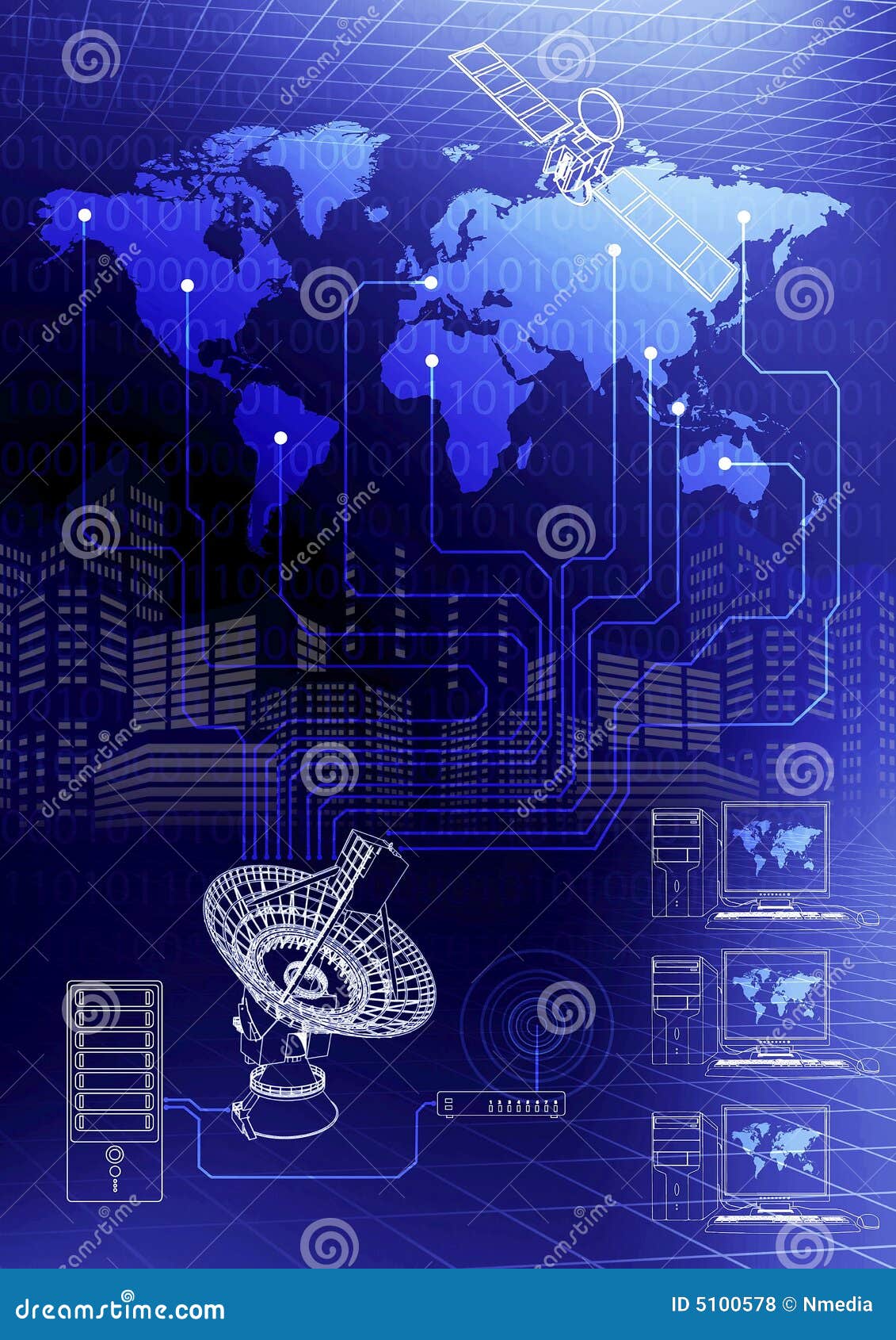 Información mundial stock de ilustración. Ilustración de tarjeta - 5100578