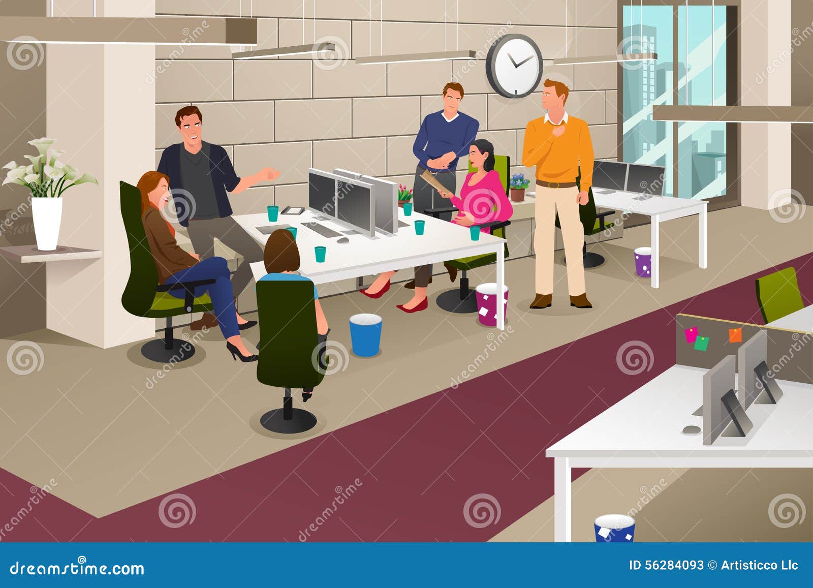 Informal Meeting Clipart
