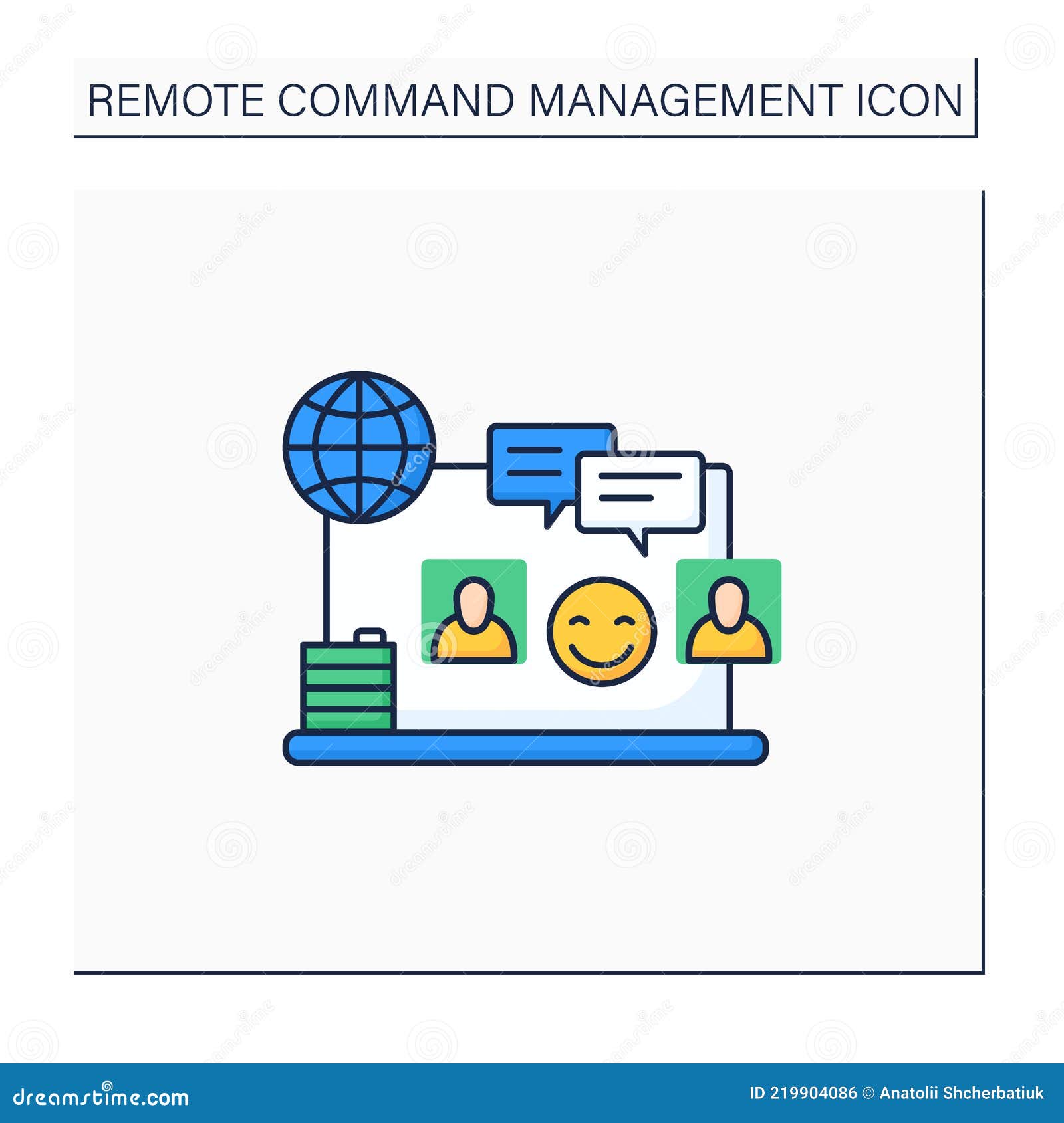 Informal Communication Color Icon Stock Vector - Illustration of ...