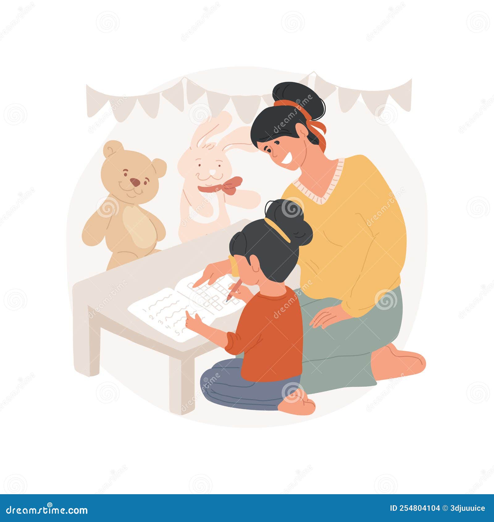 Informal Learning Isolated Cartoon Vector Illustration. Stock Vector ...