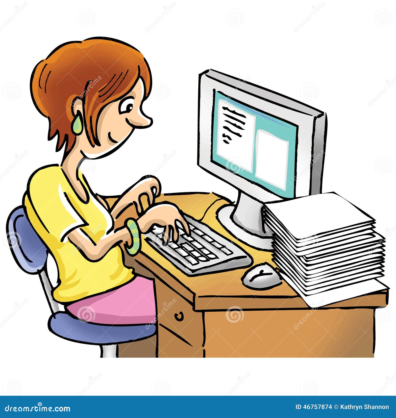 Informaticien illustration de vecteur. Illustration du présidence ...