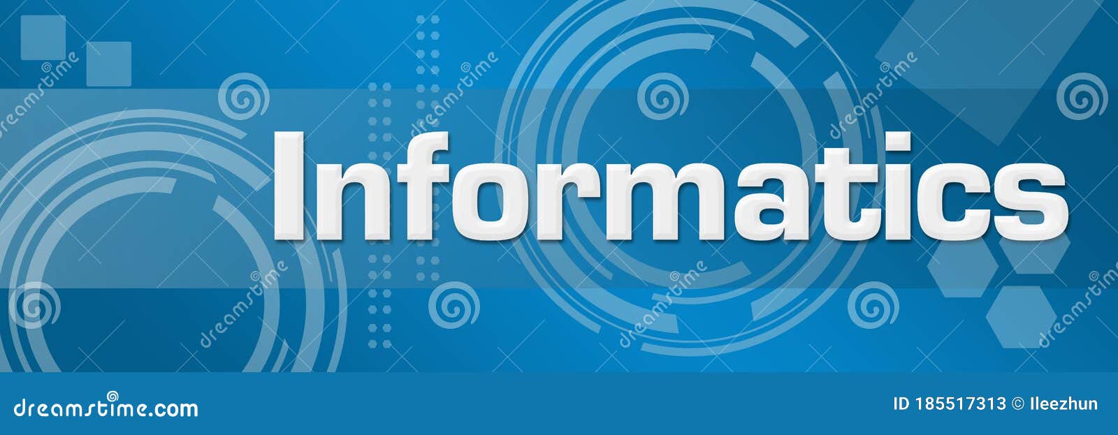 Informatics Blue Technology Background Stock Illustration ...