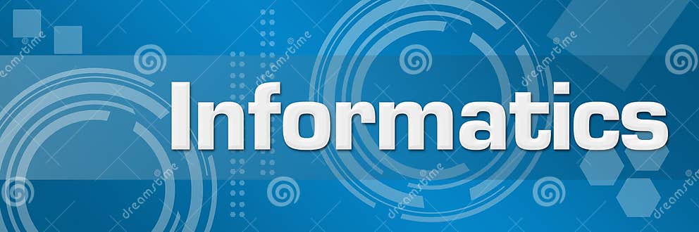 Informatics Blue Technology Background Stock Illustration ...