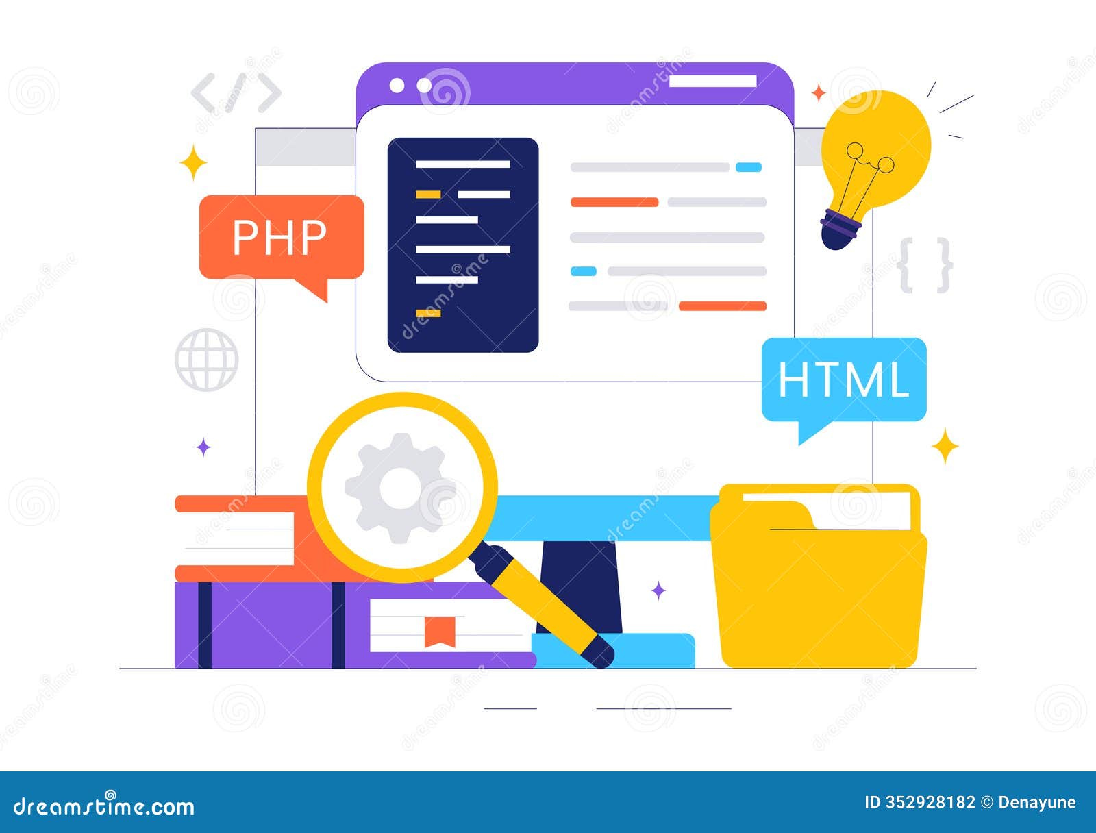 Informatics Vector Illustration Featuring Logistics and Supply Chain ...