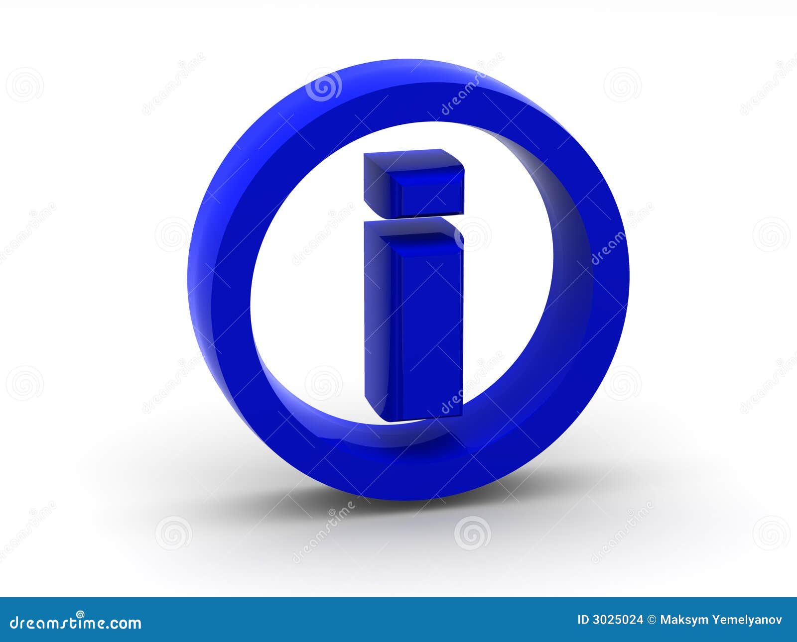 Informatie. Symbool. 3d stock illustratie. Illustration of elementen ...