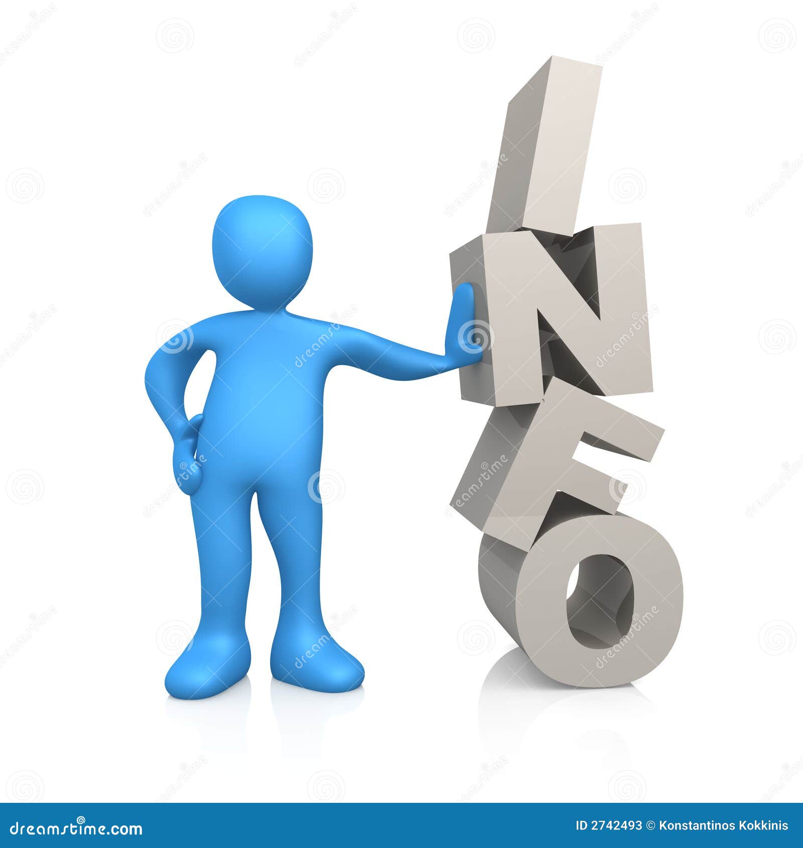 Information stock illustration. Illustration of render - 2742493