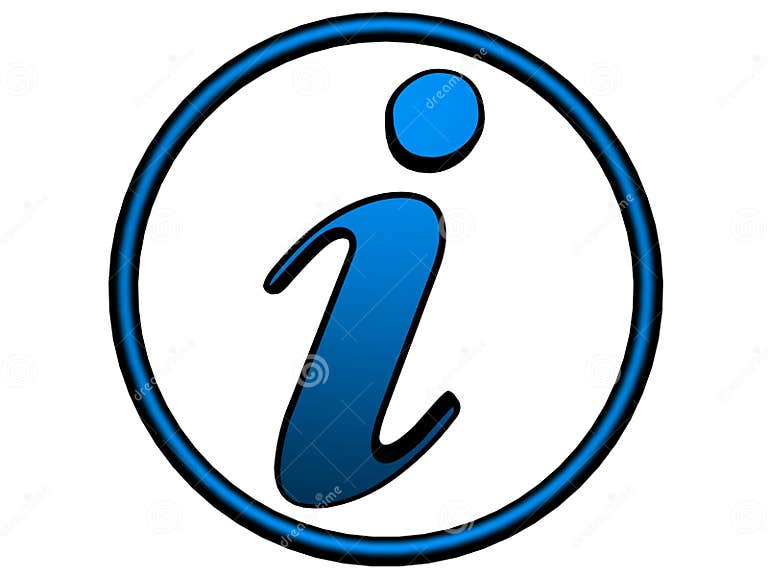 Information stock illustration. Illustration of sign, italic - 764905