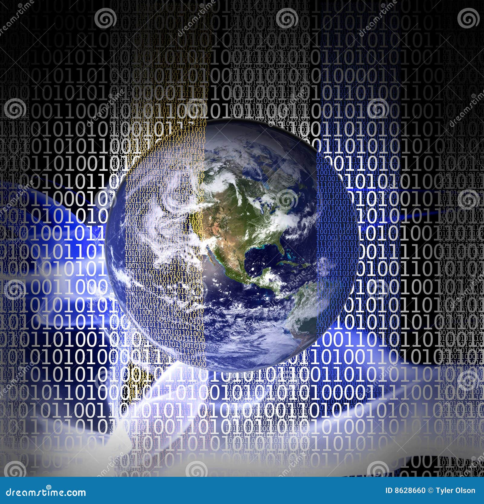 Information Age stock illustration. Illustration of number - 8628660