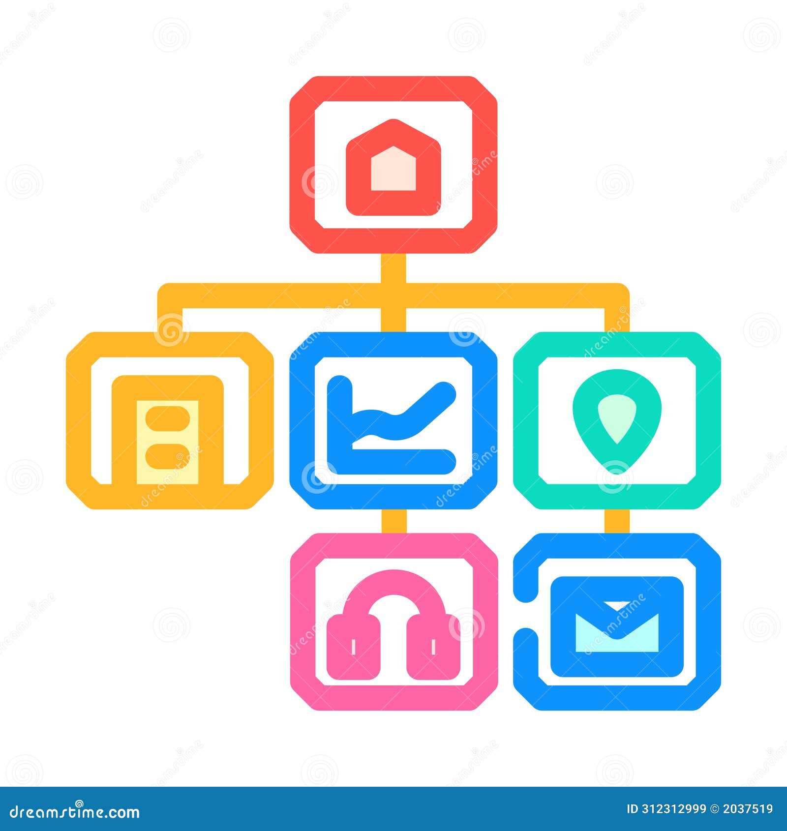 Information Architecture Line Icons Collection. Ierarchy ... Information Architecture Line Icons Collection. Ierarchy ...