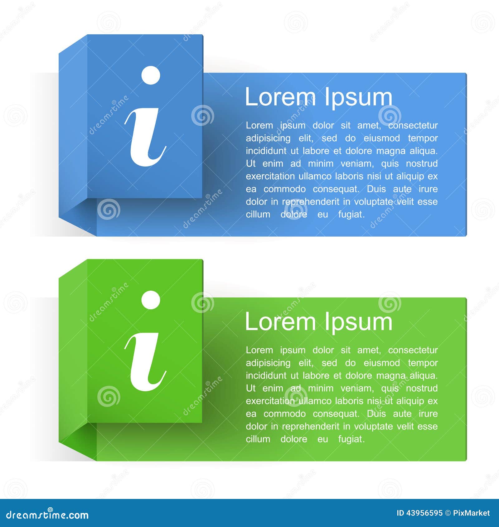 Information Banners stock vector. Illustration of symbol - 43956595