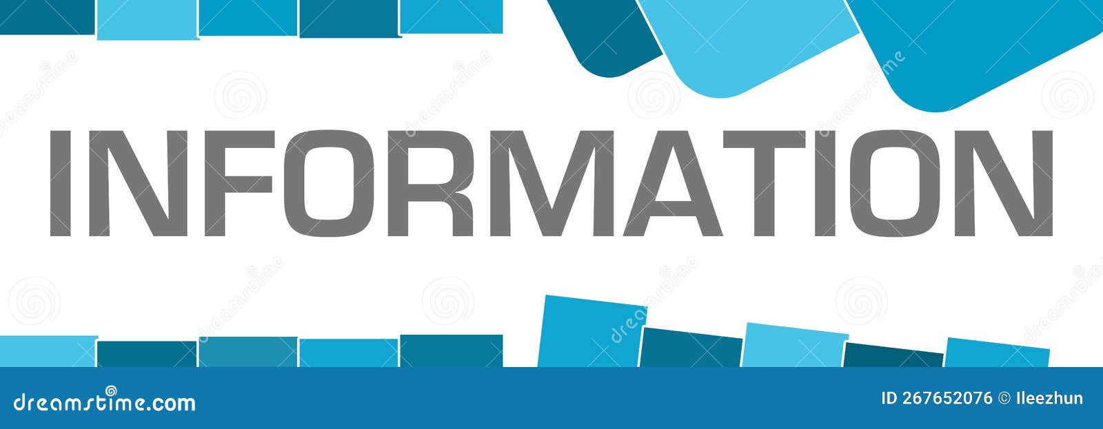 Information Blue Abstract Shapes Stock Illustration - Illustration of ...