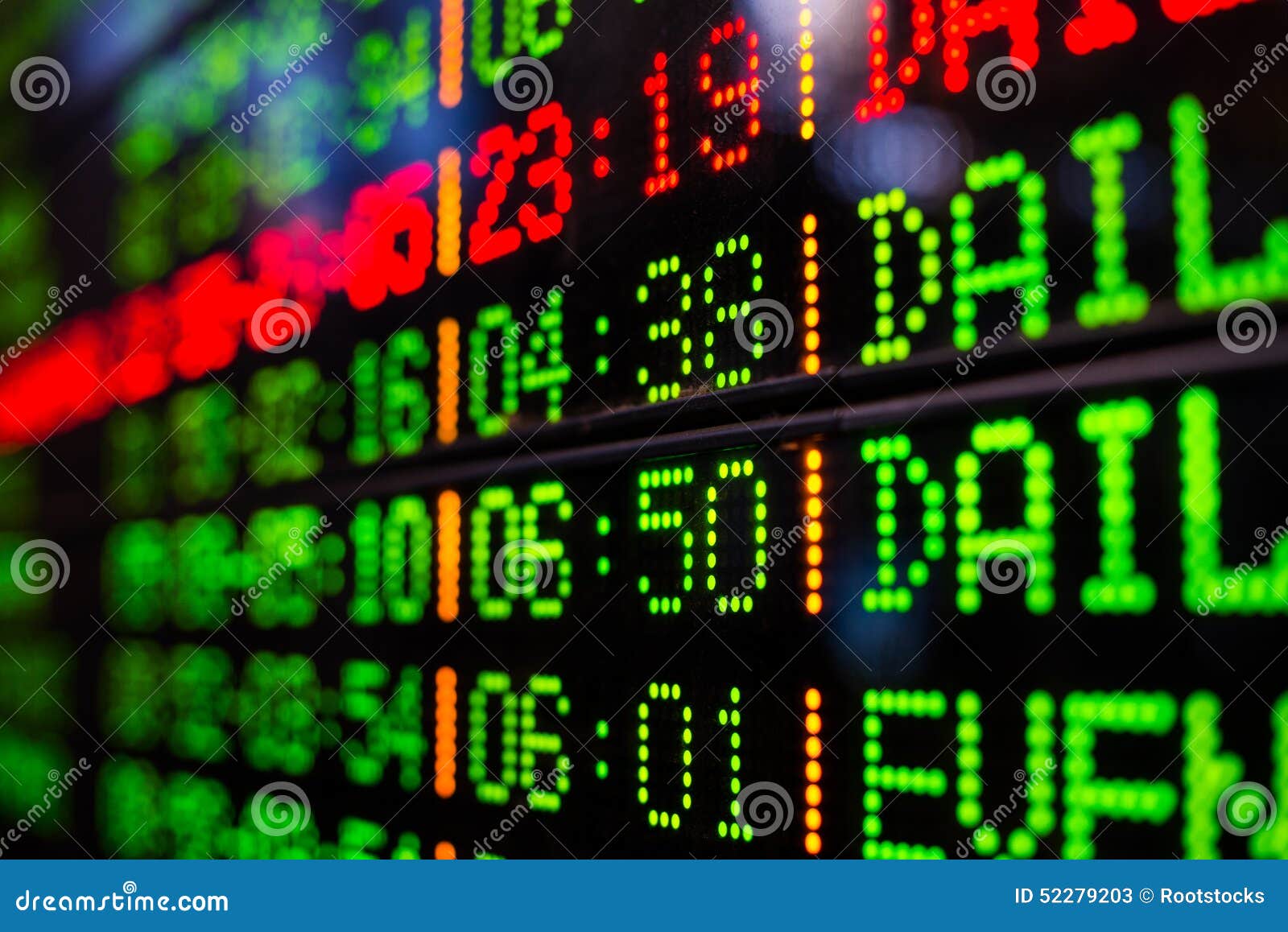 Information Board with Train Schedule Stock Image - Image of ...