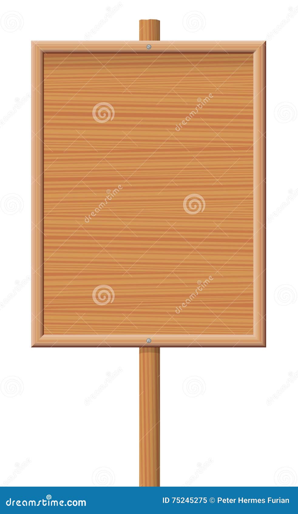 Information Board Wooden Texture Stock Vector - Illustration of ...