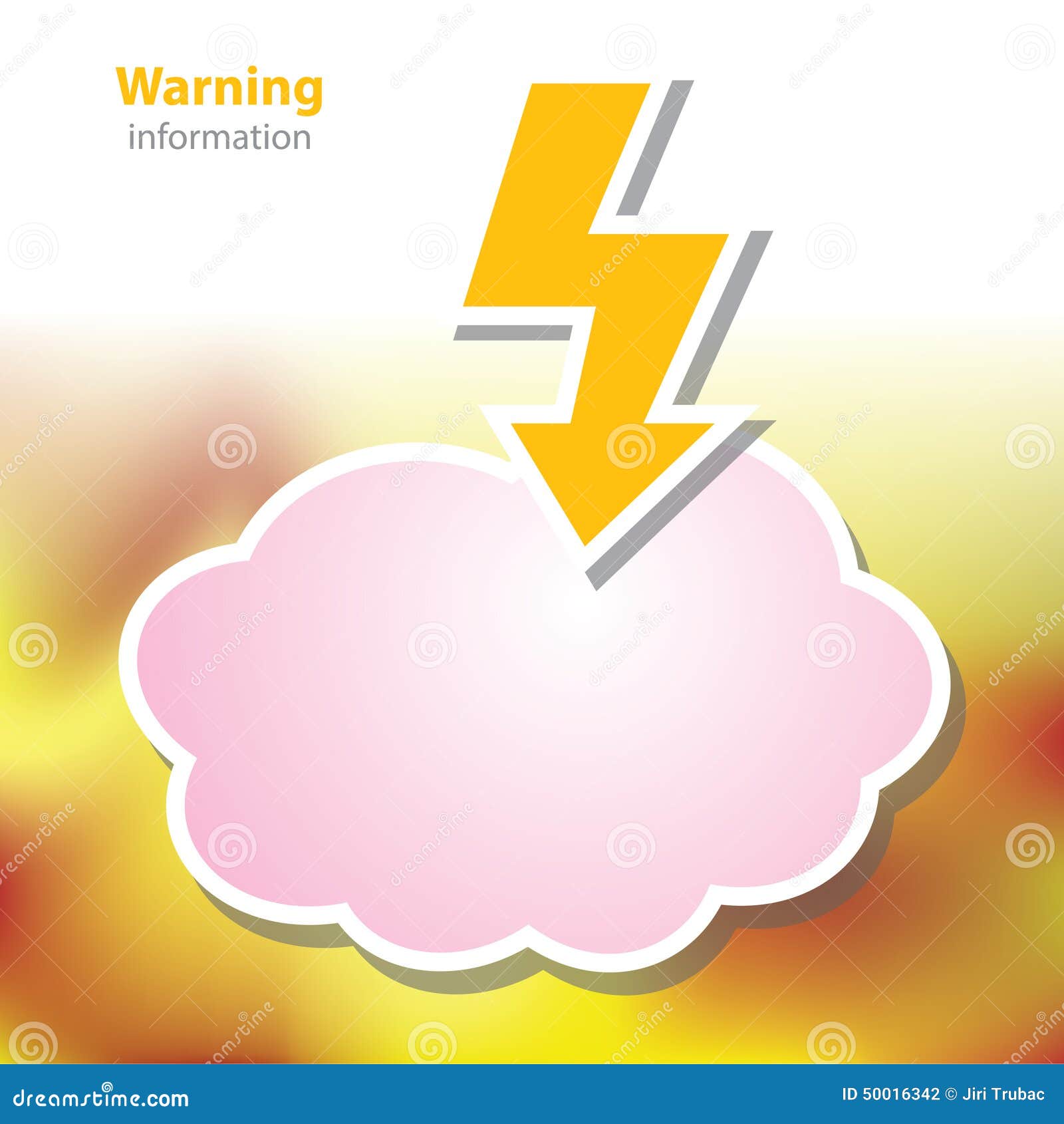 Information Boards - Symbol Flash - Warning Zone - Blank Background ...