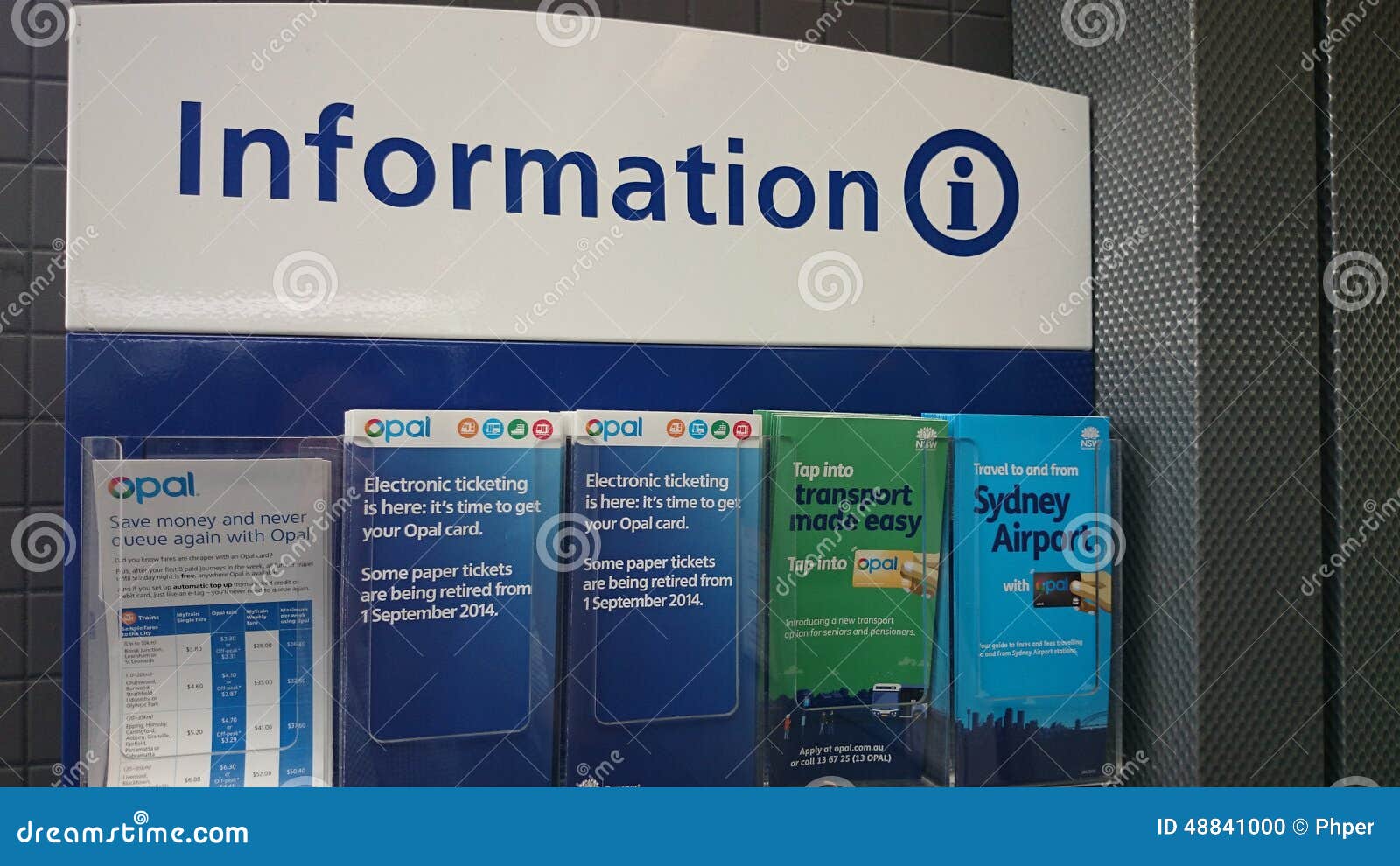 Information Booklets at Station Editorial Image - Image of australia ...